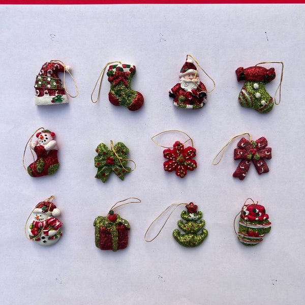 Miniature Christmas Ornaments - Etsy