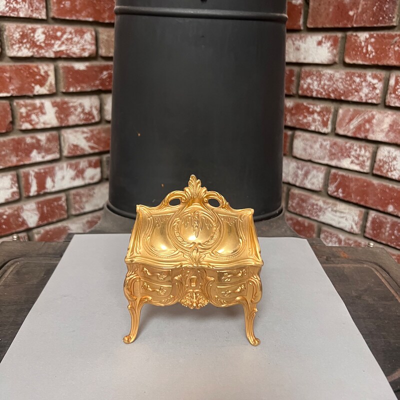 Antique Jewelry Box - Etsy