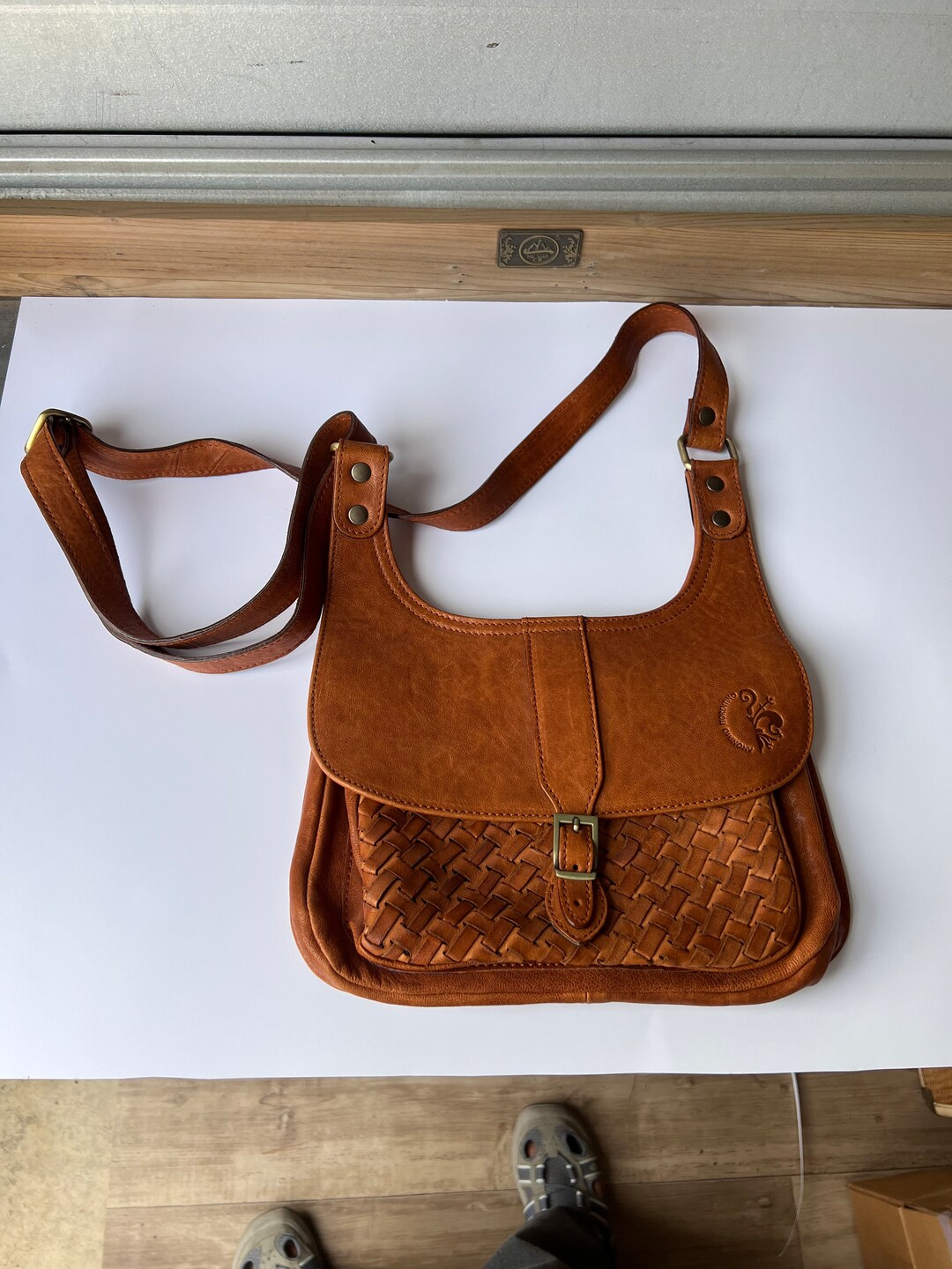 Vintage Leather Anonimo Fiorentino Purse. Made in Italy. Has a ...