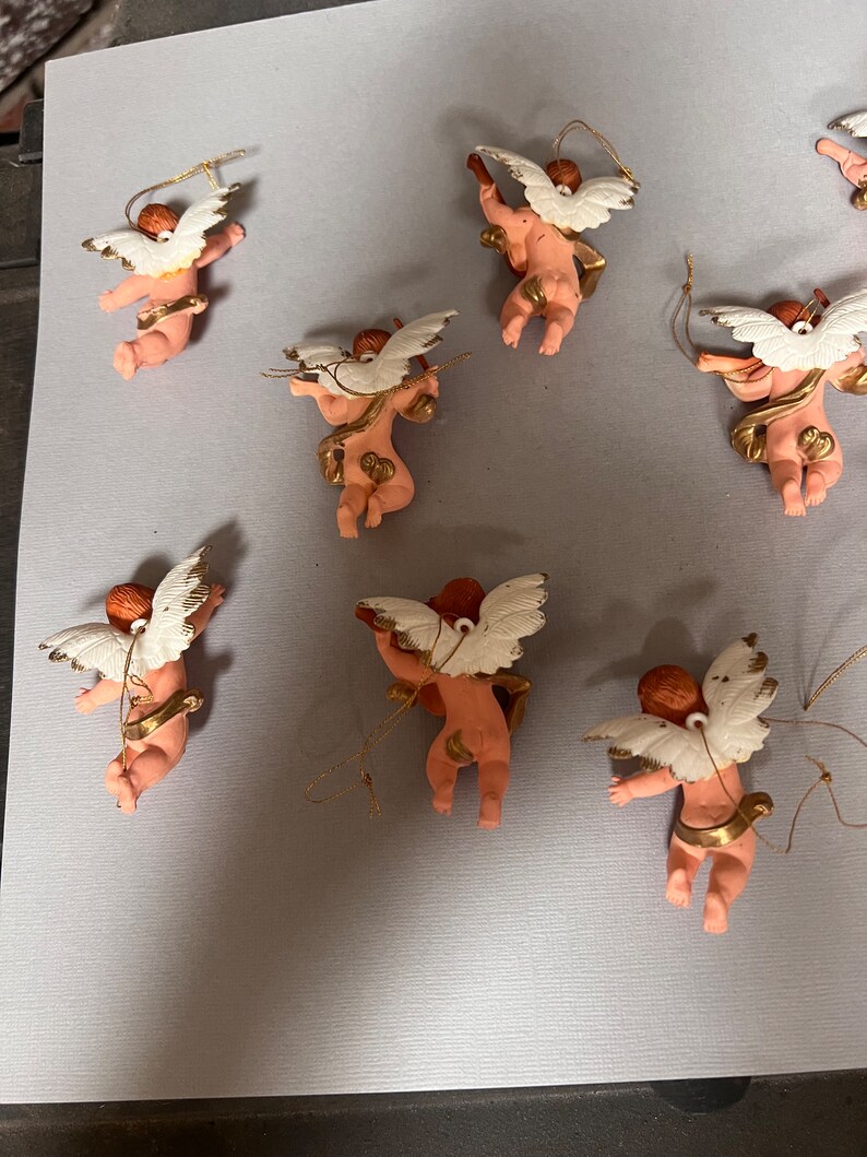 Vintage Plastic Angel Ornaments. Beautiful and Cute. A Nice - Etsy