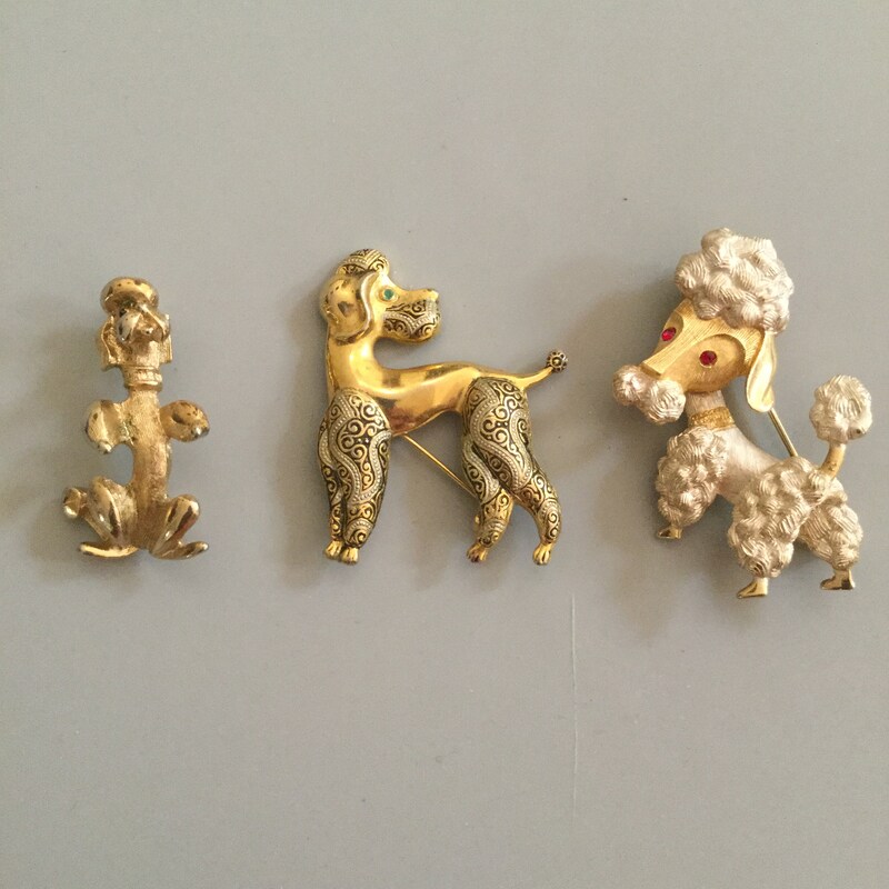 Poodle Brooch - Etsy