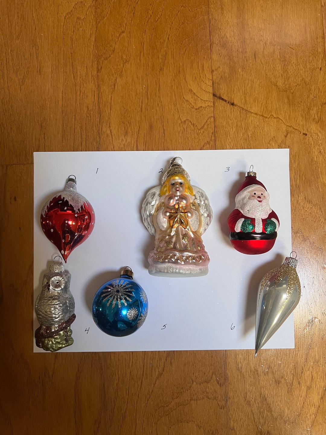 Vintage Glass Ornaments. Fun Addition to Your Christmas Tree and Decor ...