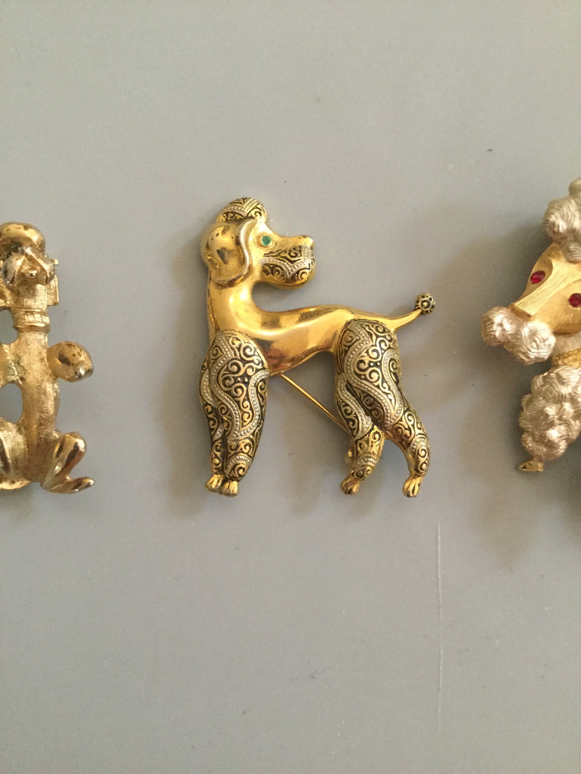 Vintage Poodle Brooch/pins. Has a Variety of Cute Designs. Great ...