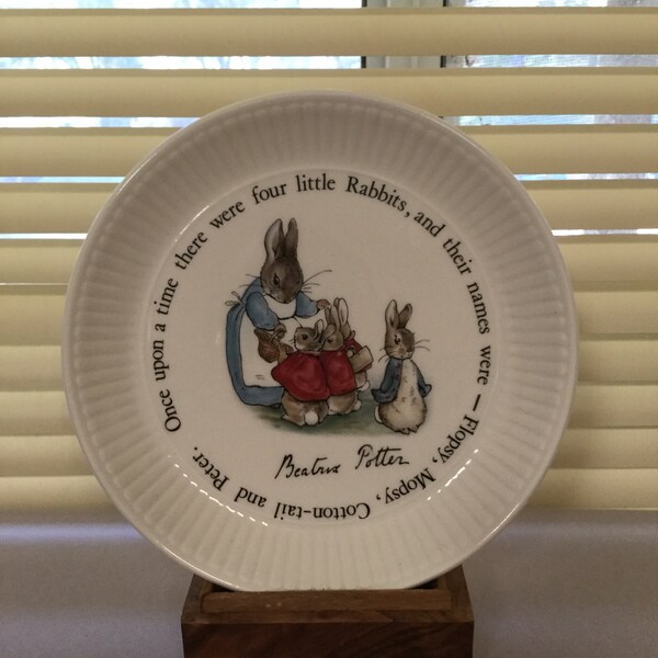 Rabbit Plate - Etsy