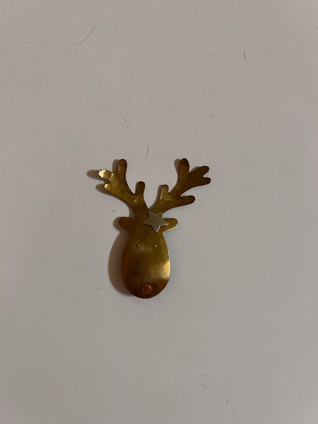 Vintage Reindeer Brooch/pin. Cute and Adorable. Great Addition to Your ...