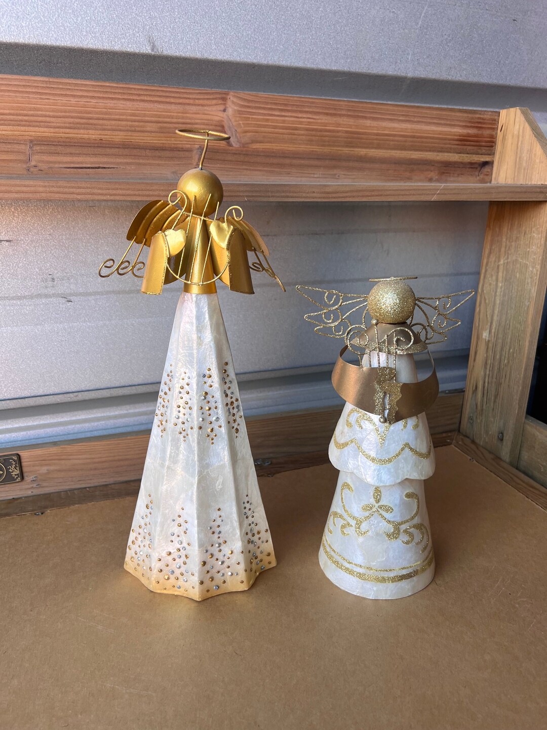 Vintage Capiz Shells Angels. Beautiful as a Christmas Tree Topper or a ...