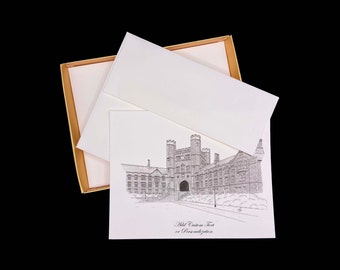 Princeton University Note Cards With Envelopes and Giclée Prints. Six ...