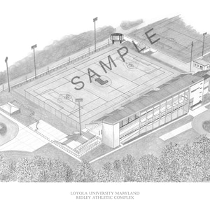 Loyola - University - Maryland Ridley - Field - Etsy