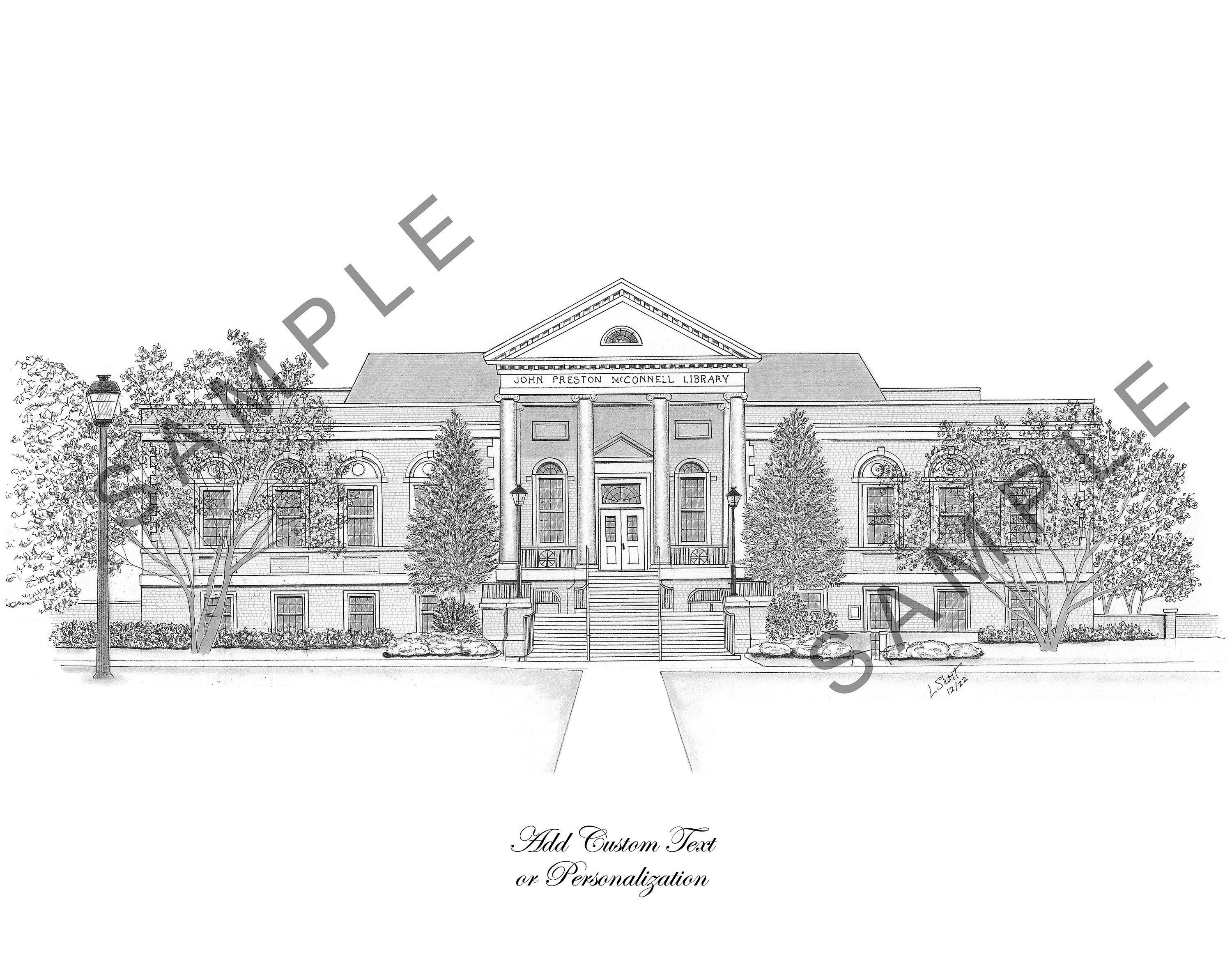 Radford - University Art Print - Etsy