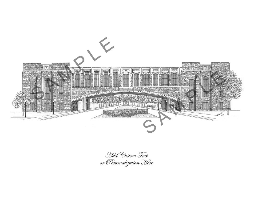 Virginia - Tech Torgersen Hall Art Print - Etsy
