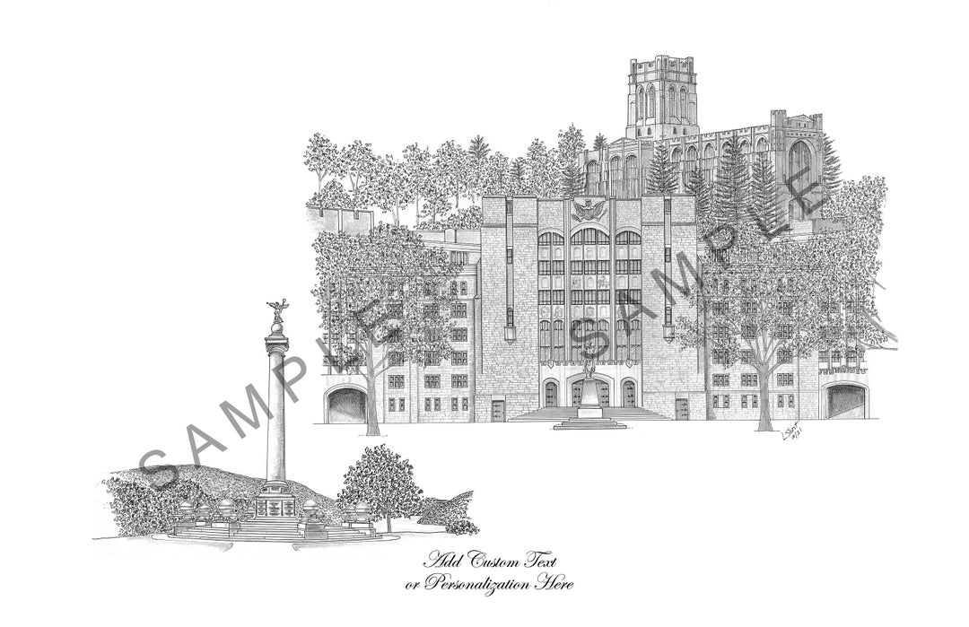 West - Point Parade Grounds and Trophy Point Art Print - Etsy