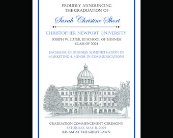 Custom Digital College Announcement, Custom Digital Graduation ...