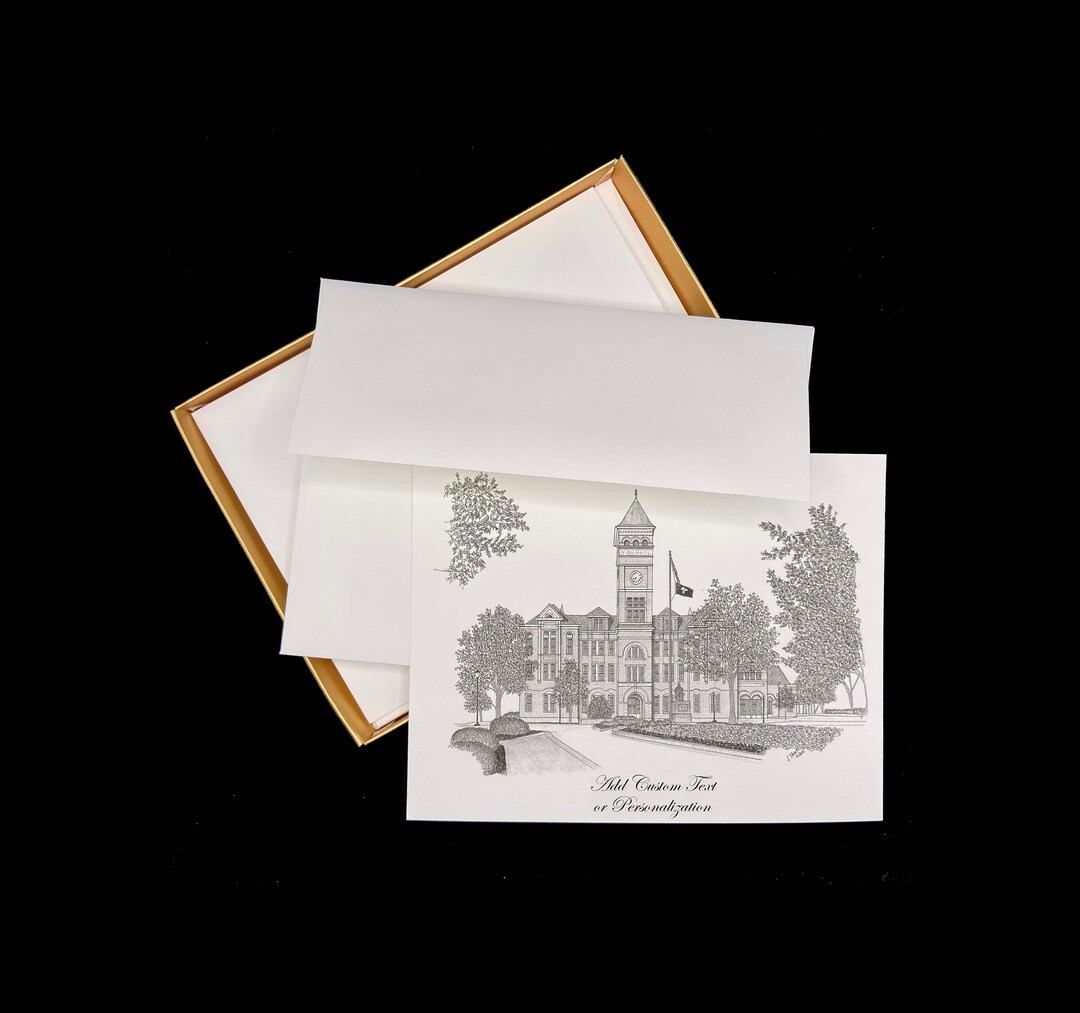 Clemson - University Note Cards - Etsy