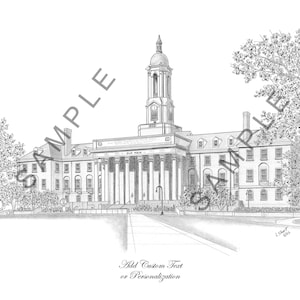 Penn - State Art Print - Etsy