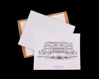 Texas Tech Note Cards - Etsy