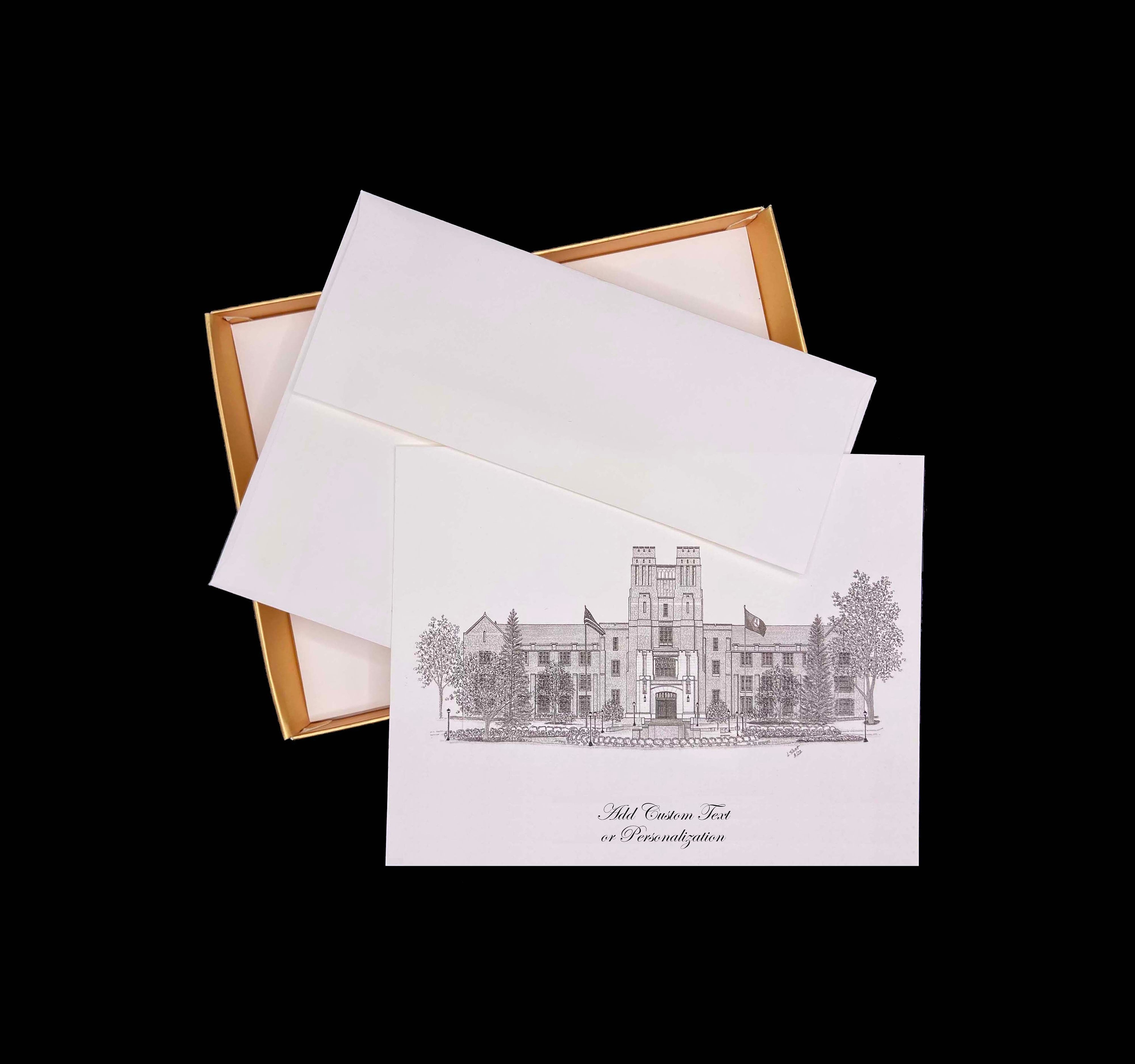Virginia Tech Note Cards - Etsy