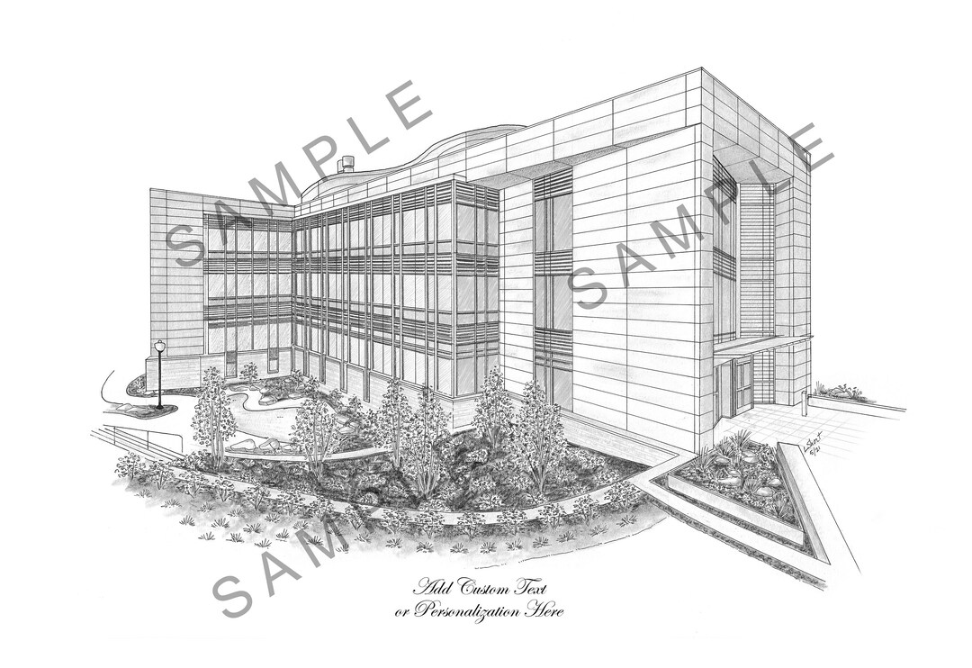 Providence - College Science Complex Art Print - Etsy
