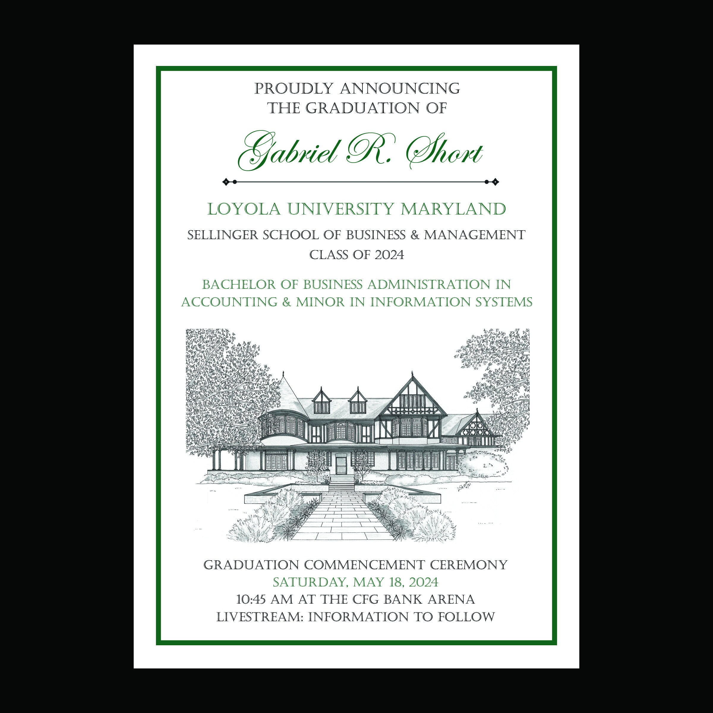 Digital Custom Graduation Announcement - Etsy