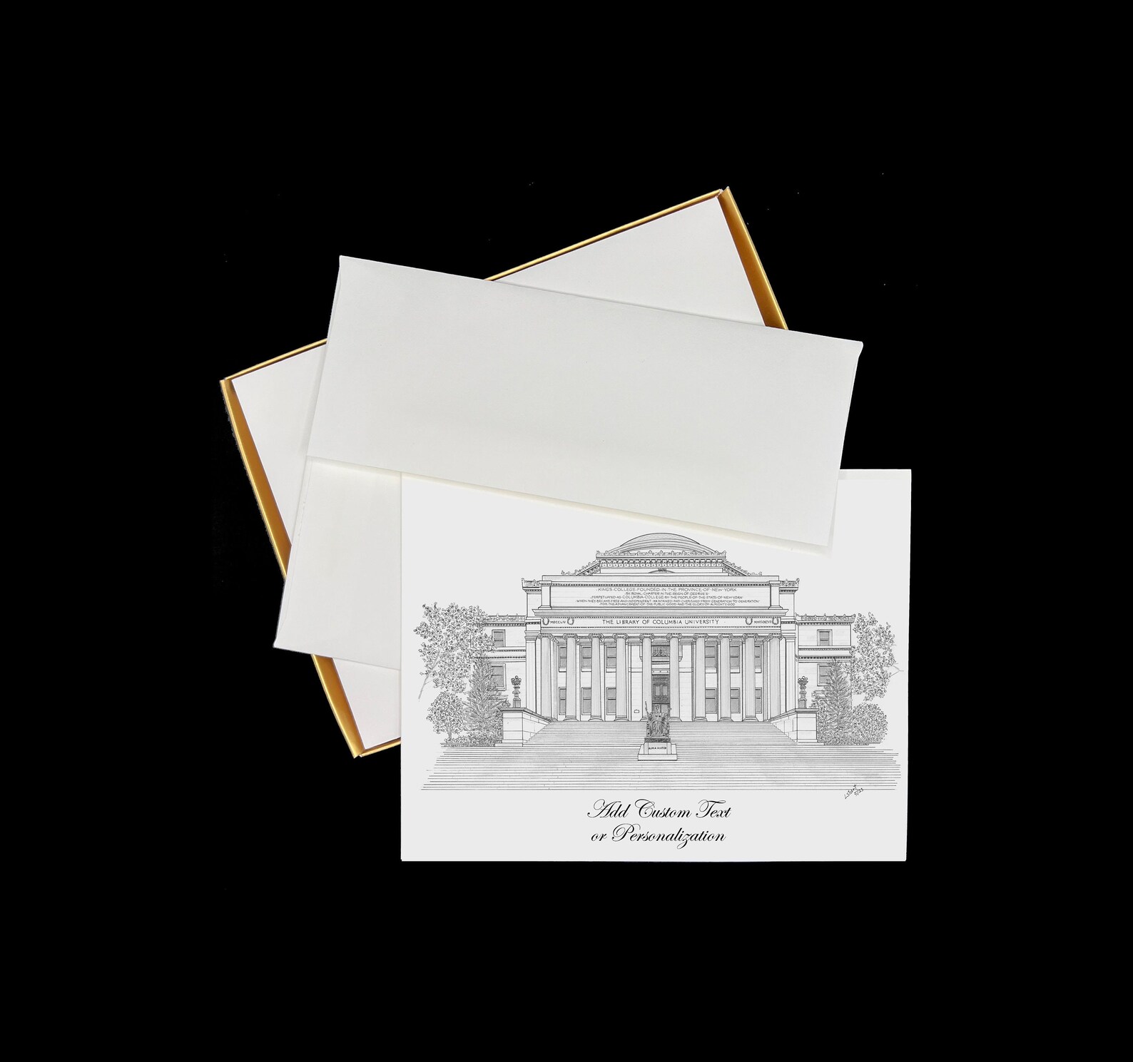 Columbia - University Note Cards - Etsy