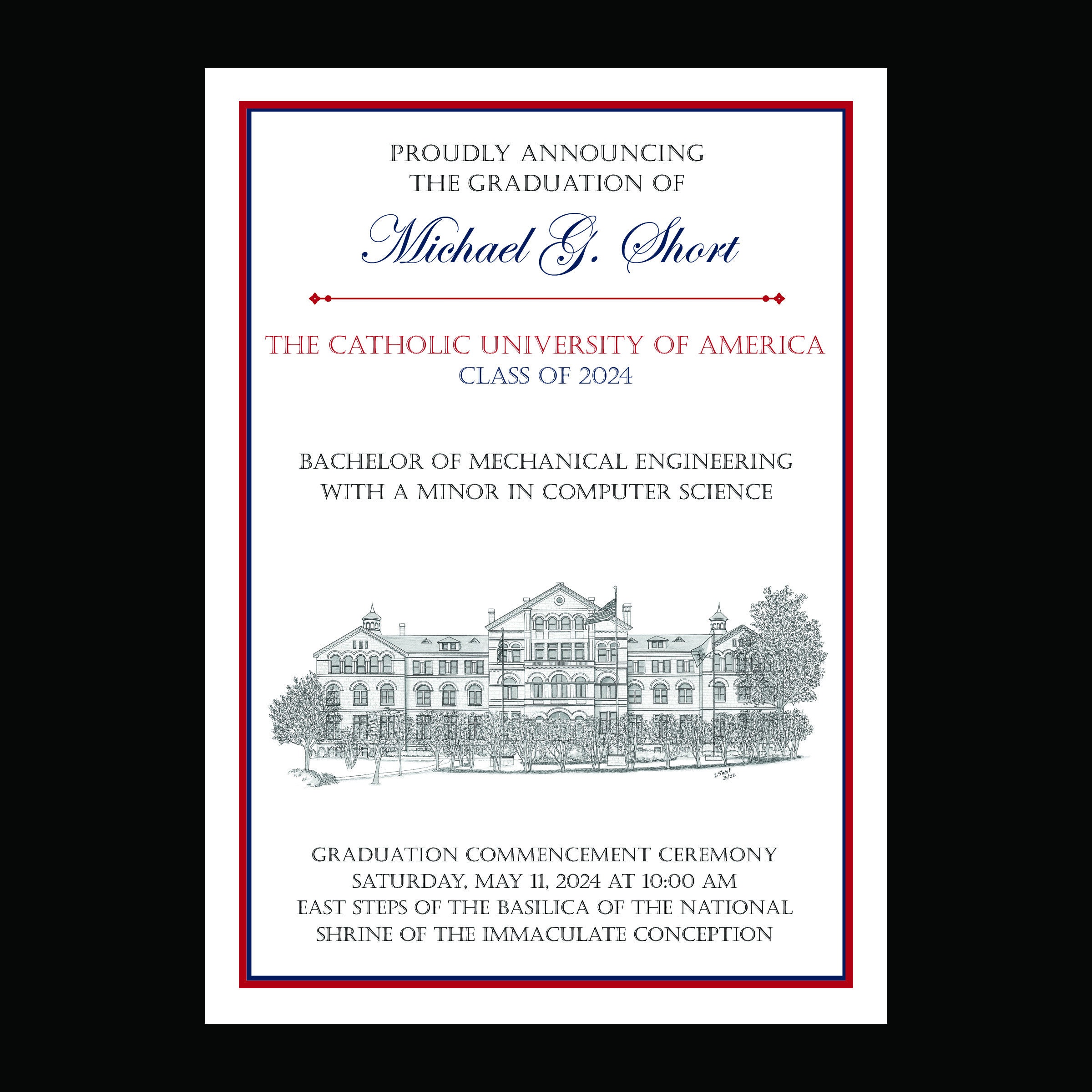 Digital Custom Graduation Announcement - Etsy