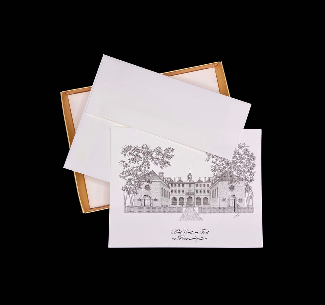 College - of - William - & - Mary Note Cards - Etsy