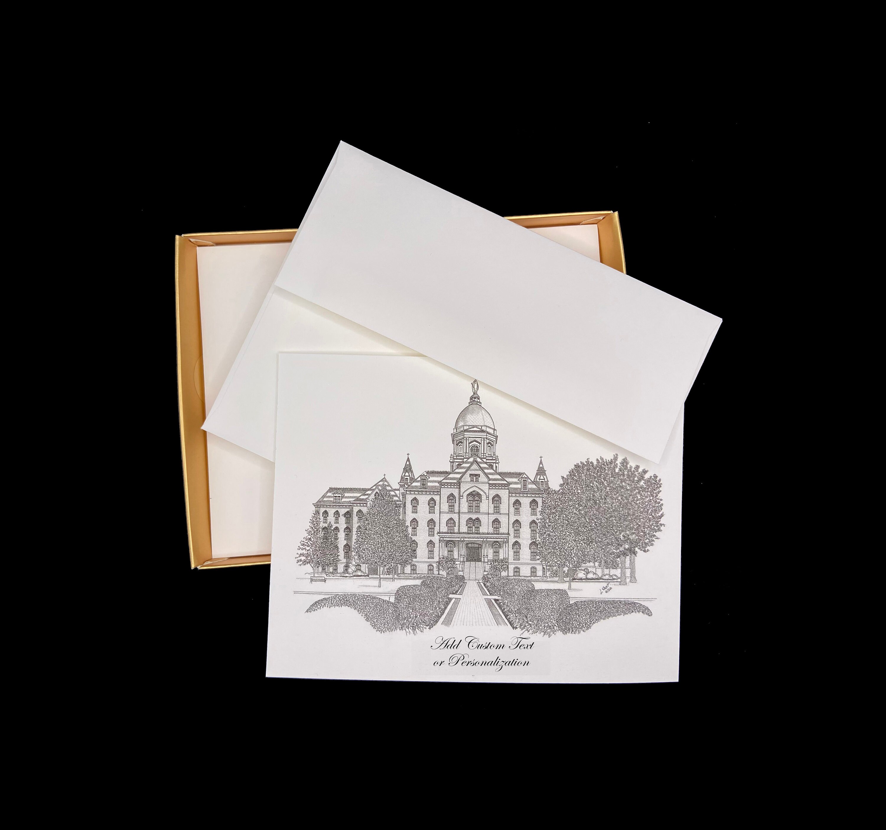 University - of - Notre - Dame Note Cards - Etsy