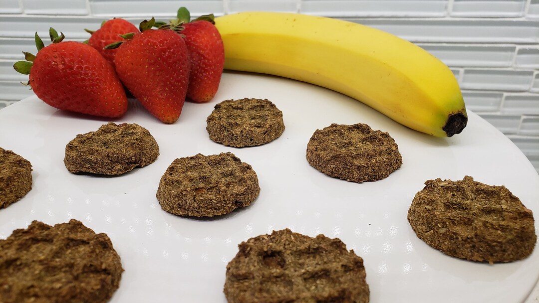 Strawberry Banana Waffle Treats for Rabbits - Etsy