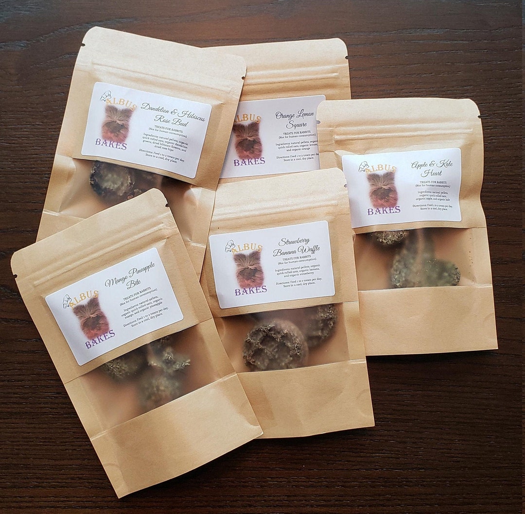 Sample Treat Packs for Rabbits - Etsy