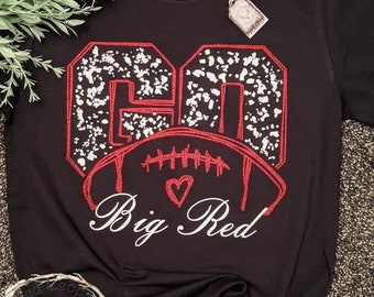 Go Big Red Svg - Etsy Canada