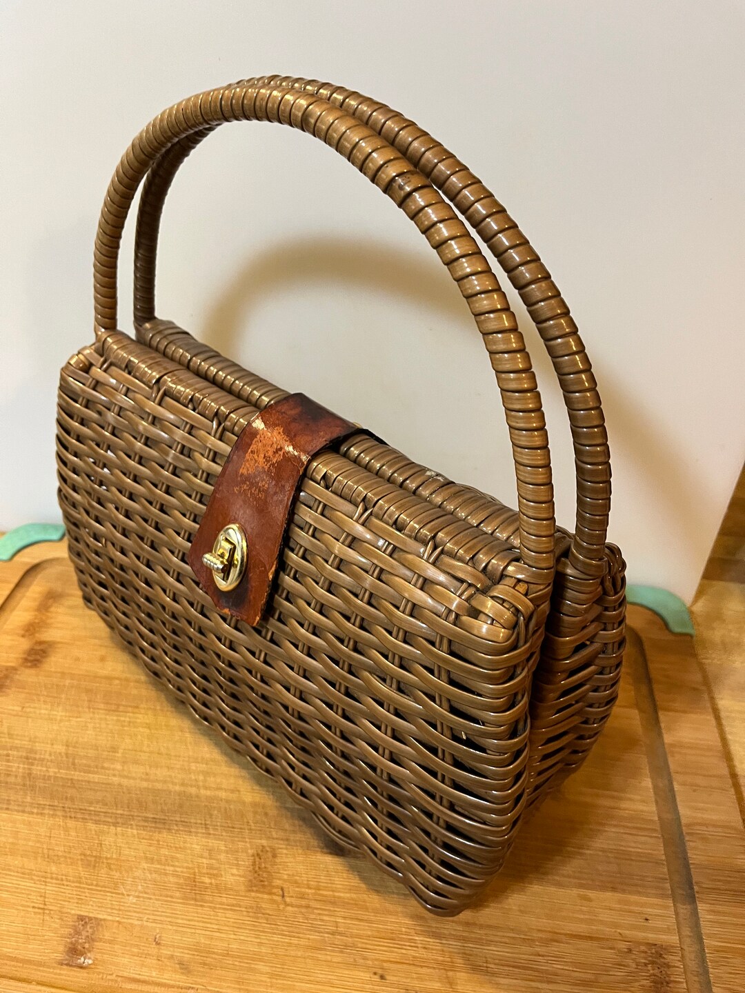 Vintage Basket Purse - Etsy