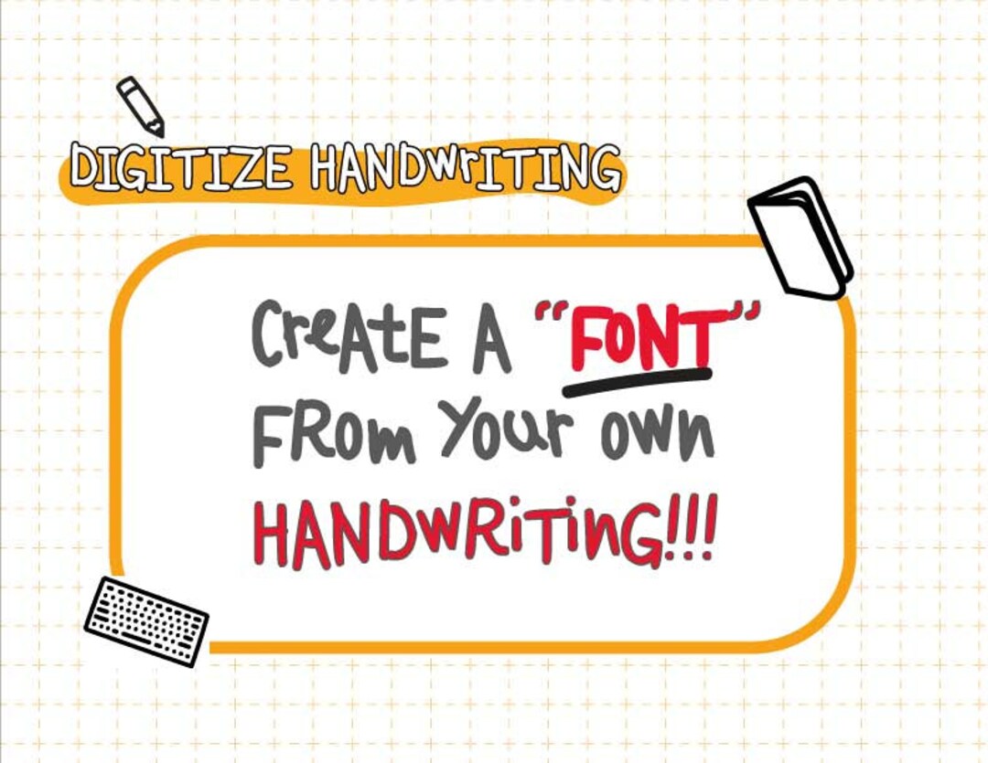 TTF File(font File): Create Your Own Font, Personalized Handwriting ...