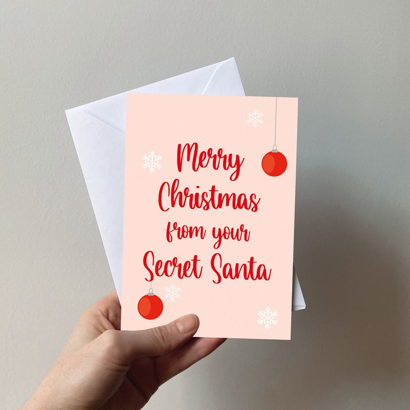 Secret Santa Funny Note - Etsy UK