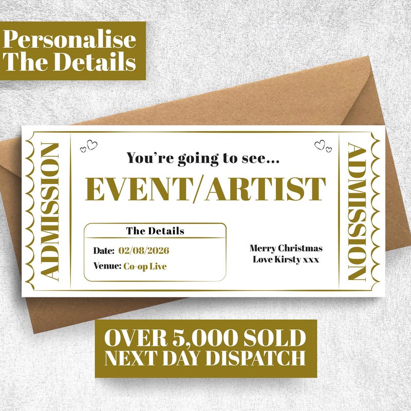 Ticket Gift - 60+ Gift Ideas for 2025