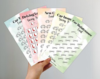 New Car Savings Challenge Tracker - Etsy