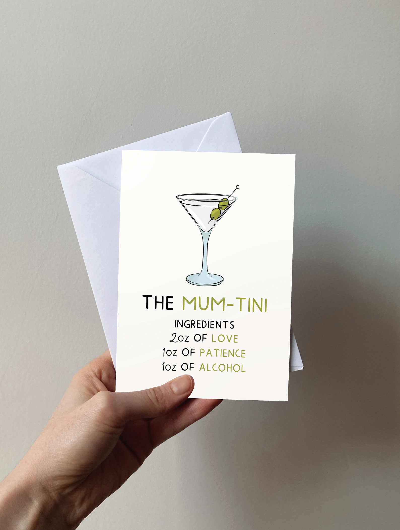 The Mum-tini, Martini, Cocktails, Mother's Day Card, Mum Days, Cards ...