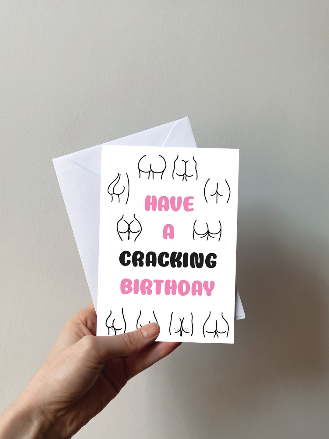 Have a Cracking Birthday Funny Butt Card for Him for Her to Say Happy ...