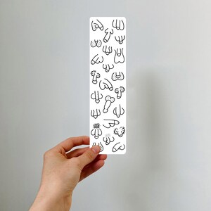 Boobie, Bums and Willies Bookmarks - Body Empowerment - Body Positive ...