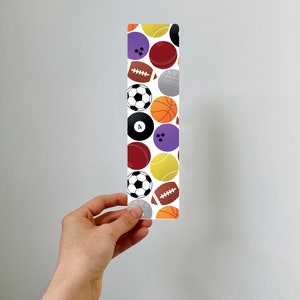 Sports Bookmarks - Multiple Options - Book Lovers/ Fans of Sports ...