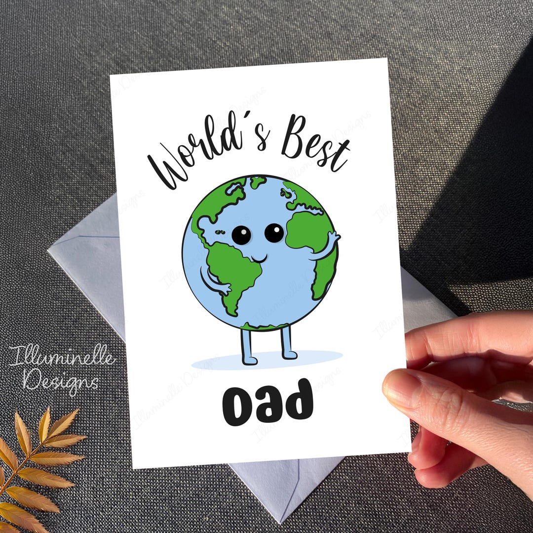 Father's Day Card - Celebrate the 'world's Best Dad' With a Card ...
