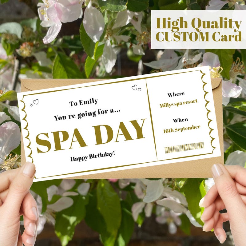 Reveal Scratch Card Spa - Etsy UK