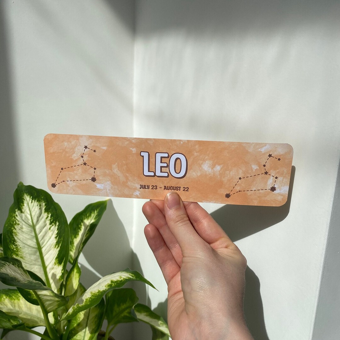 Leo Star Sign Bookmark Collection Zodiac, Astrology, July 23 August 22 ...