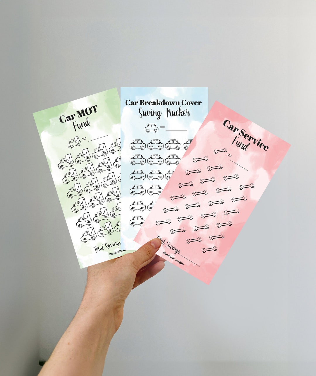 Car MOT Breakdown Bundle, Saving Tracker, Saver Tracker, Savings ...