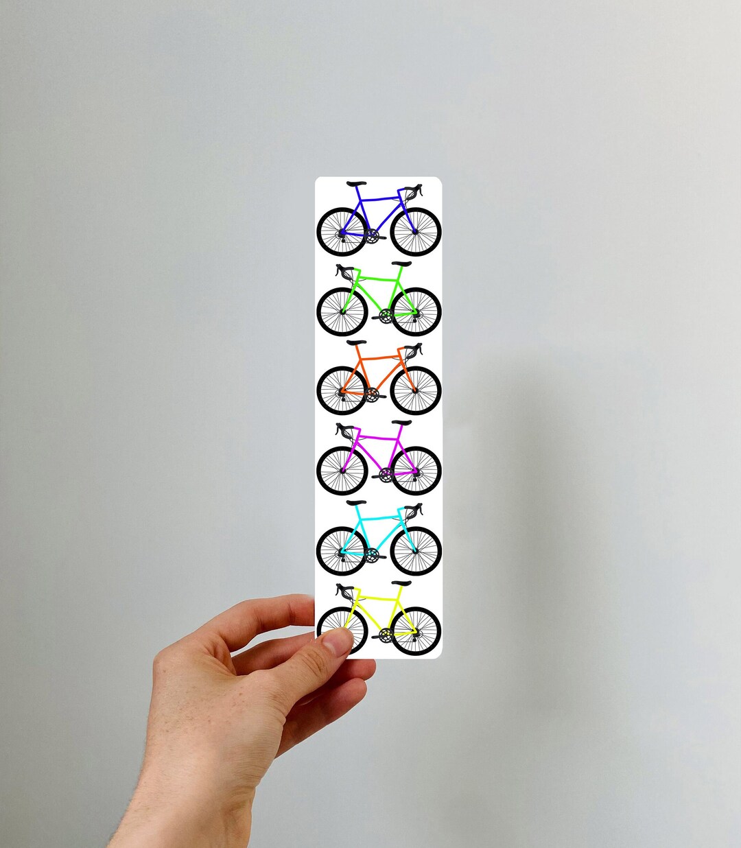 Bike Bookmark - Summer, Sports, Reading Gift - Printed Onto Thick Card ...