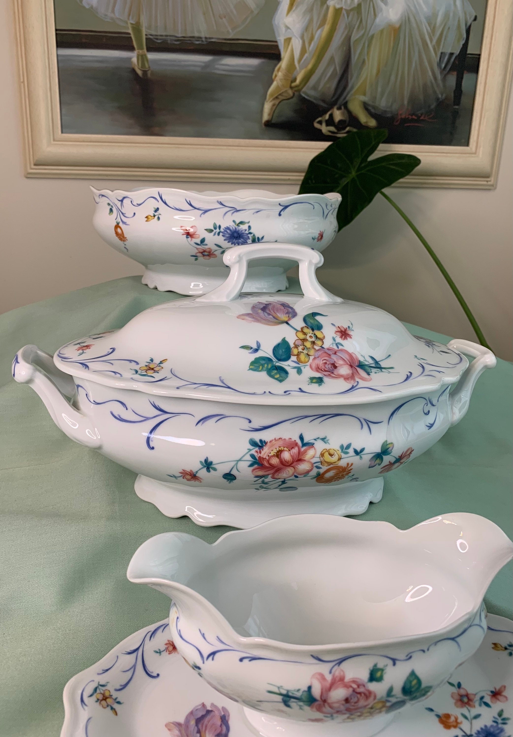 Limoges Dinnerware Set Dinner Service Porcelain Vintage - Etsy