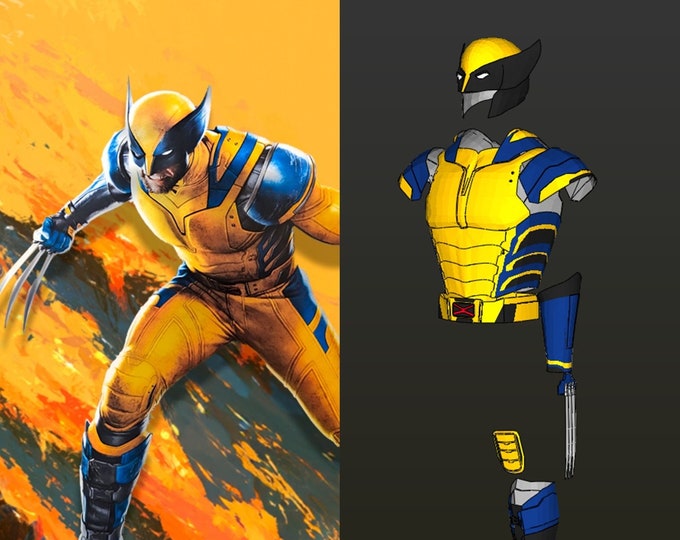 Wolverine Armor Movie Pepakura - Etsy