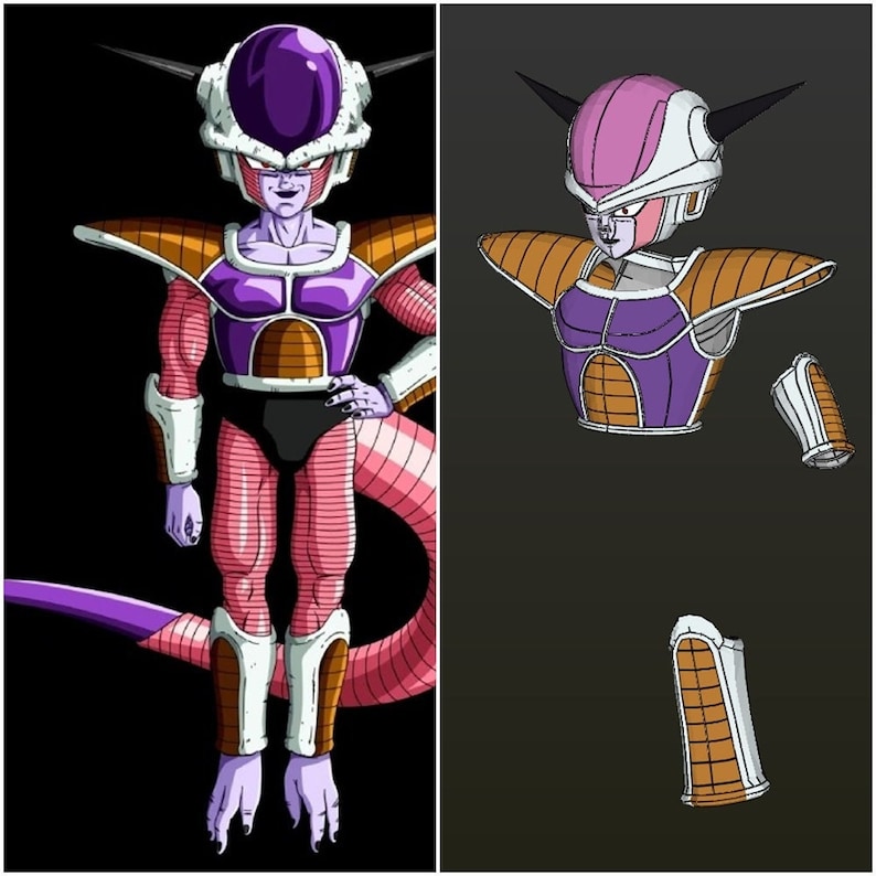 Frieza Form 1 Armor Pepakura - Etsy