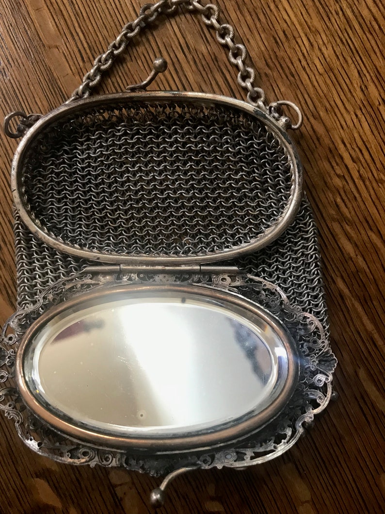 Stunning and Unusual Antique VICTORIAN EPNS Silver Purse Compact. - Etsy