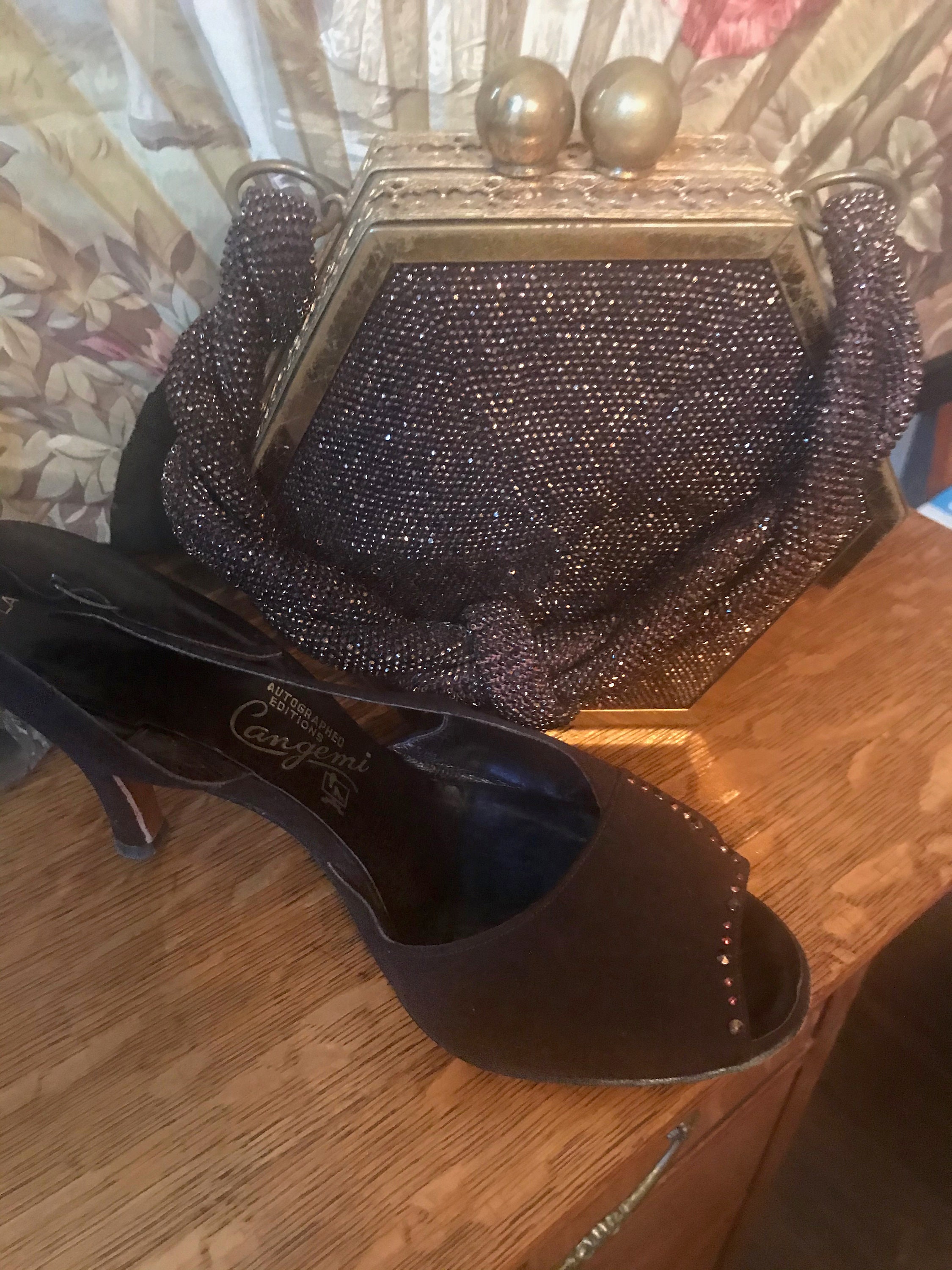 1940's CANGEMI by Jack Schaefer Custom Masters Brown Suede Open Toe ...