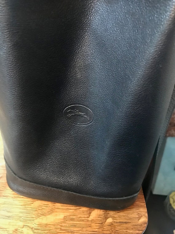 Vintage Longchamp drawstring leather purse, made in F… - Gem