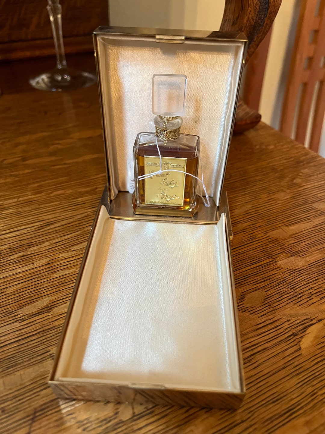 Vintage EVYAN '' GREAT LADY'' Perfume Bottle in Brass Case, Unusued ...